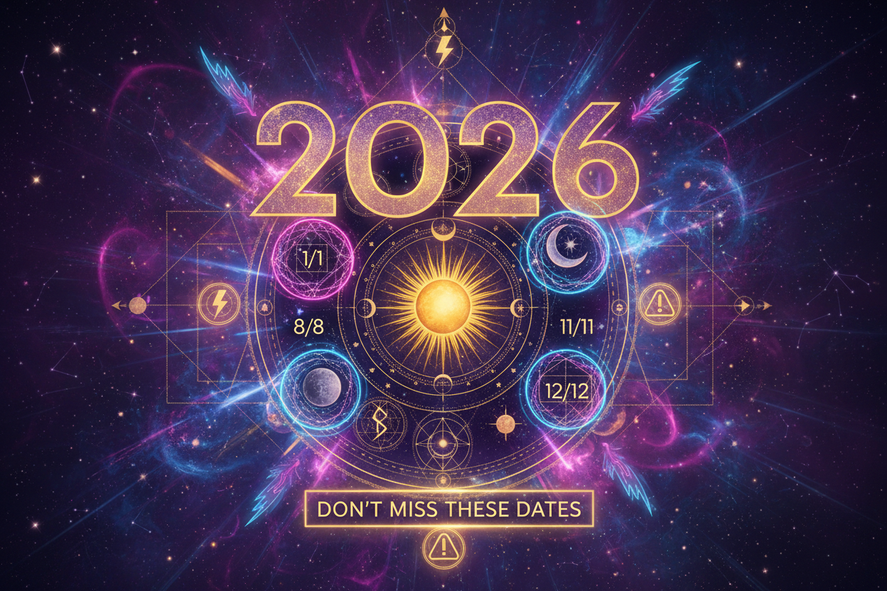 2026 Energy Portal Calendar: Complete Guide to Cosmic Dates | Gaia Waves