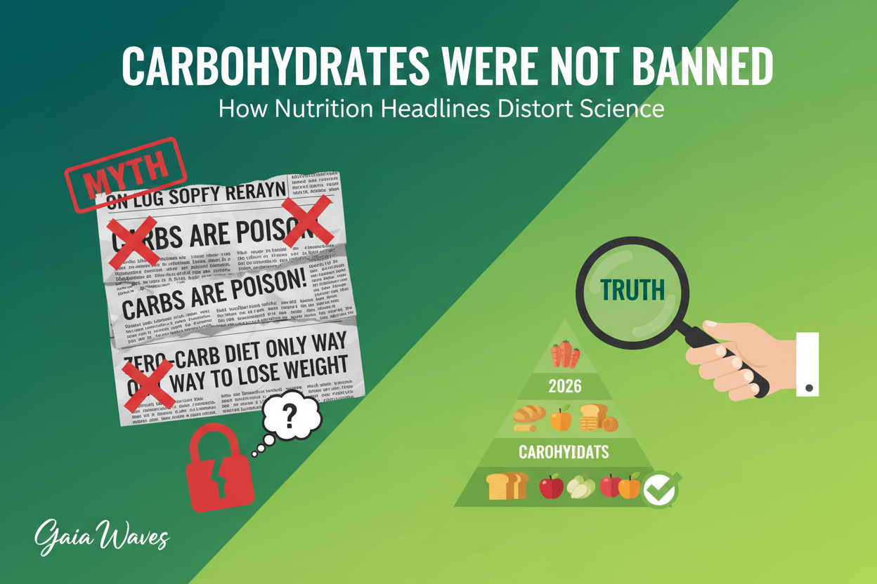 No, Carbohydrates Were Not Banned | Nutrition Myth-Busting | Gaia Waves