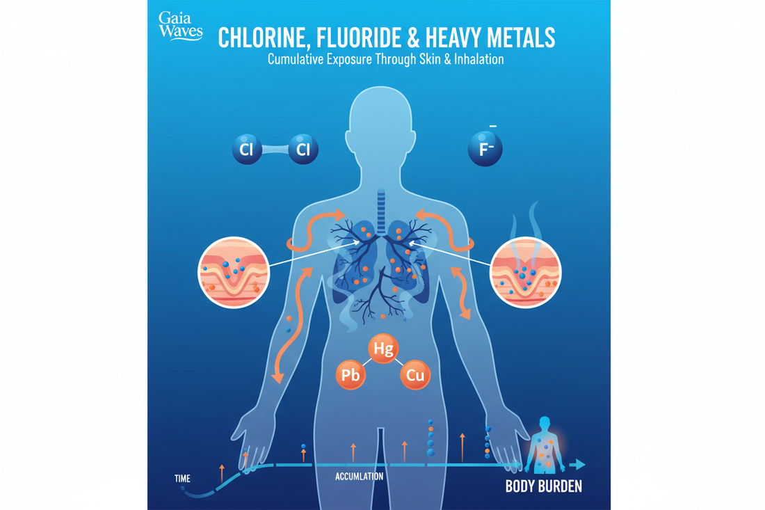 Chlorine, Fluoride & Heavy Metals: Cumulative Exposure | Gaia Waves