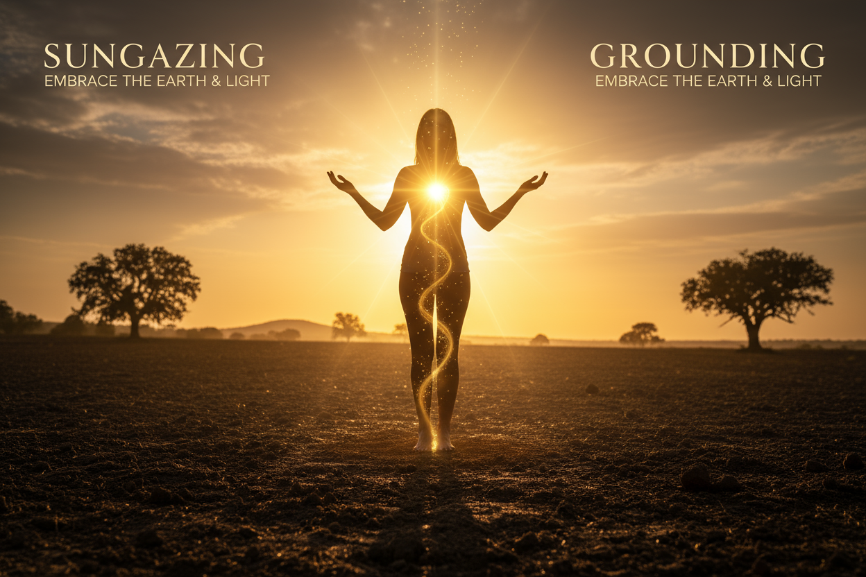 Sungazing + Grounding: Ancient Solar Prana Absorption Guide | Gaia Waves