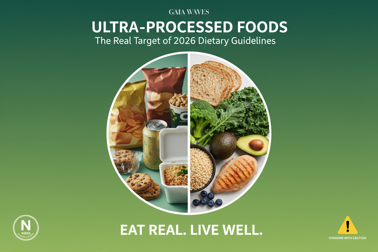 Ultra-Processed Foods: The Real Target of 2026 Guidelines | Gaia Waves